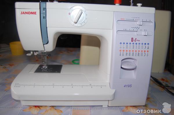 Отзыв о Швейная машина Janome 419S | Надежная помощница